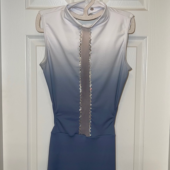 Weissman | Costumes | Weissman Contemporary Blue Ombre Unitard | Poshmark